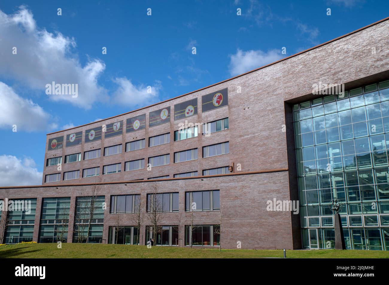 Part Of The Shell Building At At Amsterdam The Netherlands 17-3-2022 ...