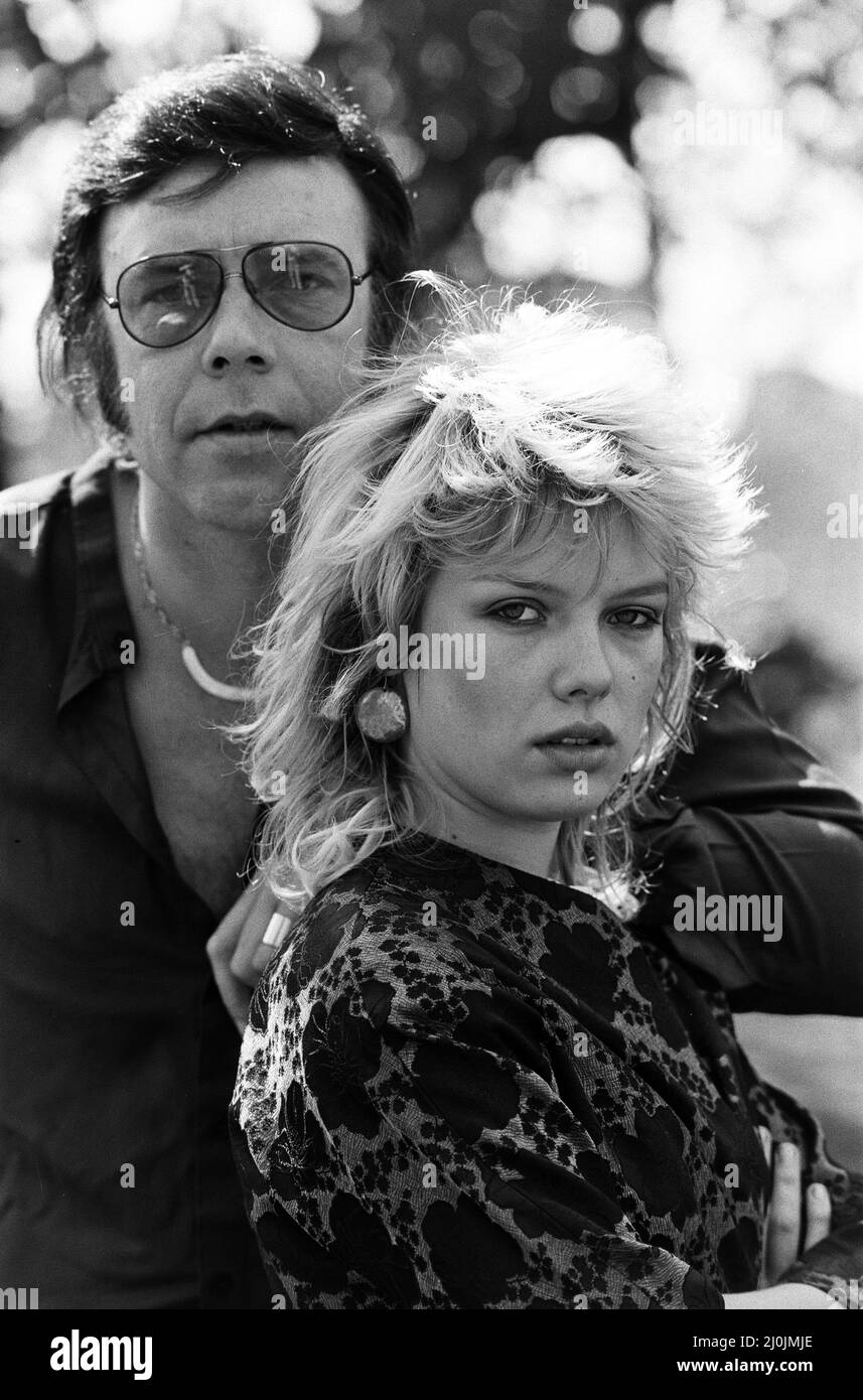 Former Pop Star Marty Wilde And His Daughter Kim Who Has A Record In