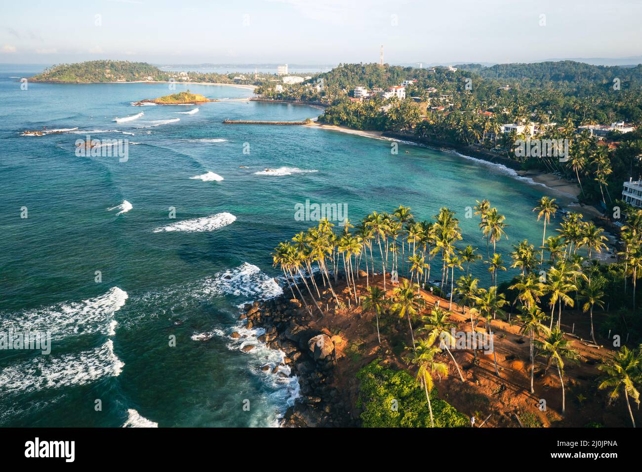 Coconut tree hill in Mirissa Beach. Sri Lanka Stock Photo - Alamy