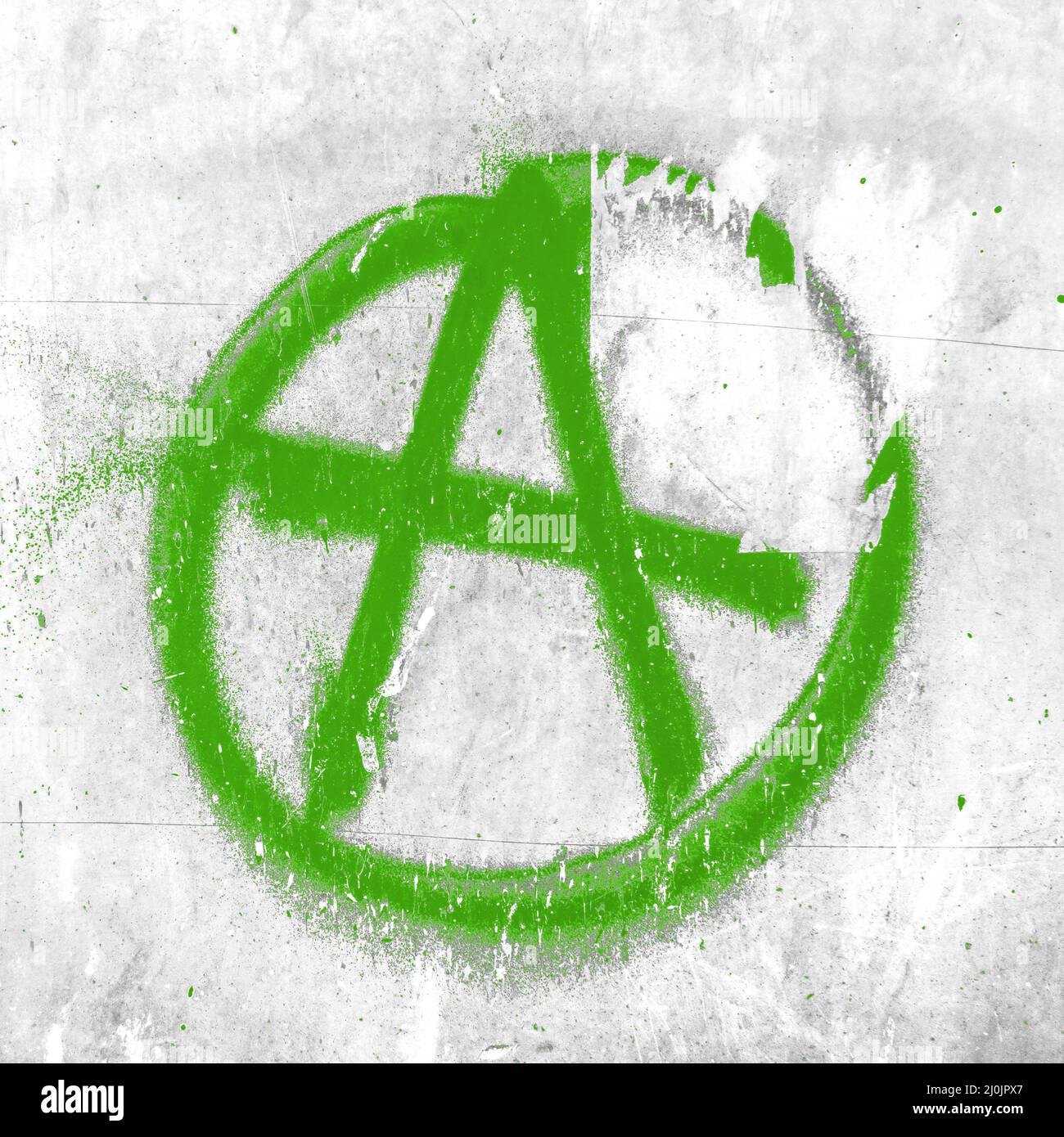 Symbol of anarchy Stock Photo - Alamy