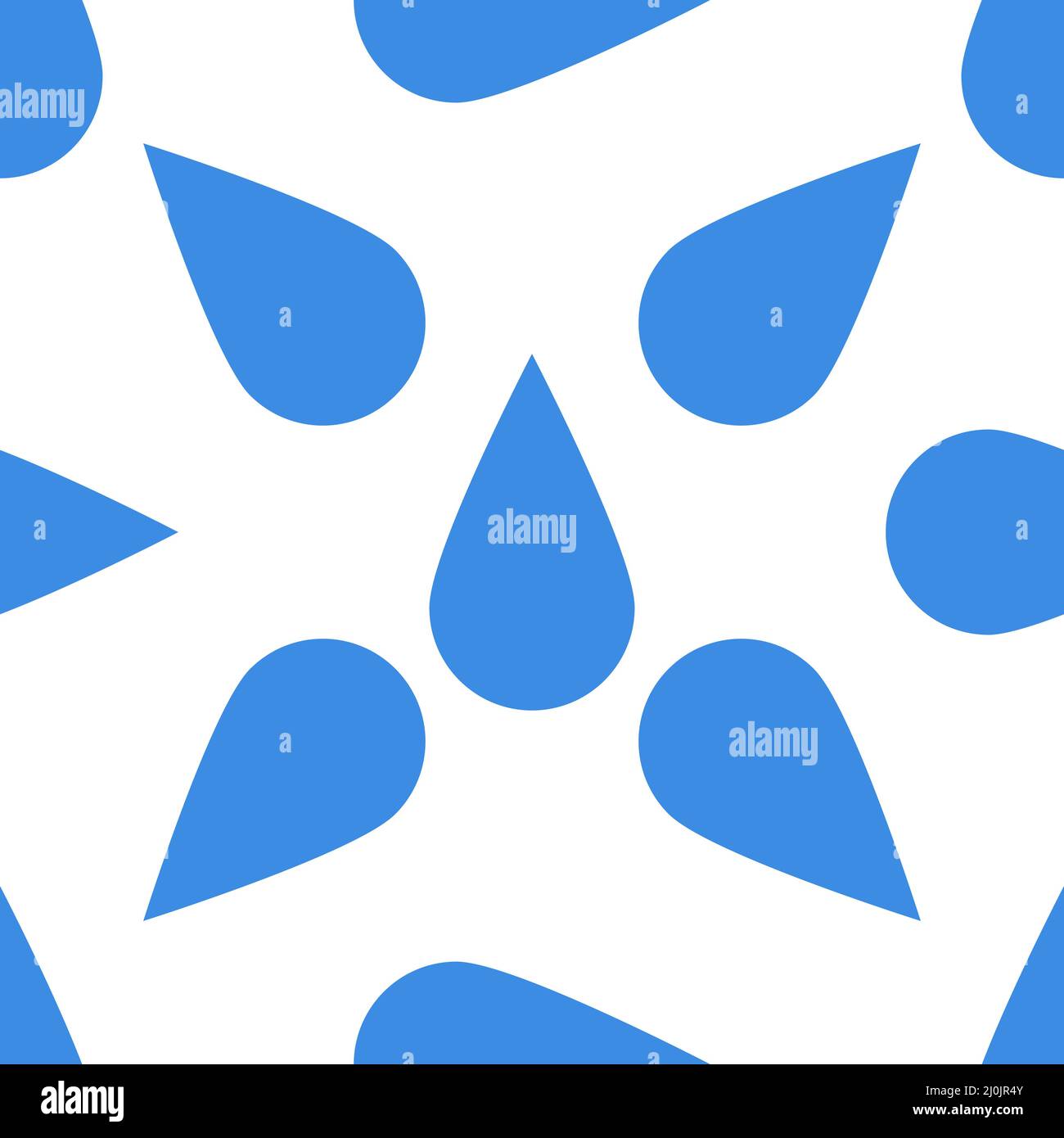 Natural blue drops of water, liquid, fluid and aqua seamless pattern ...