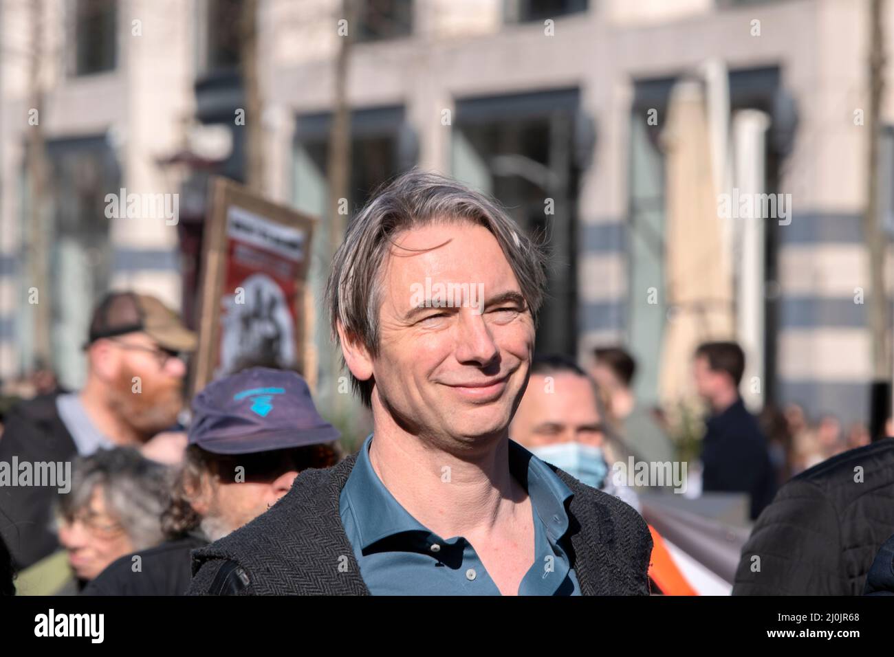 Tuur Elzinga Demonstration Against Racism At Amsterdam The Netherlands ...