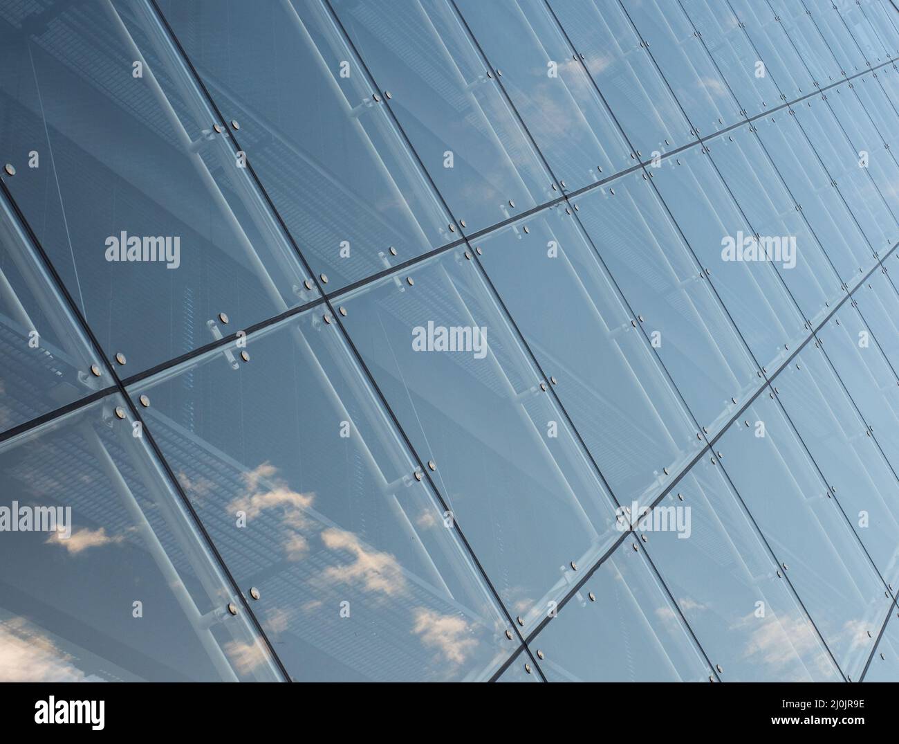 Texture. A wall of a modern building in the center of Copenhagen with ...