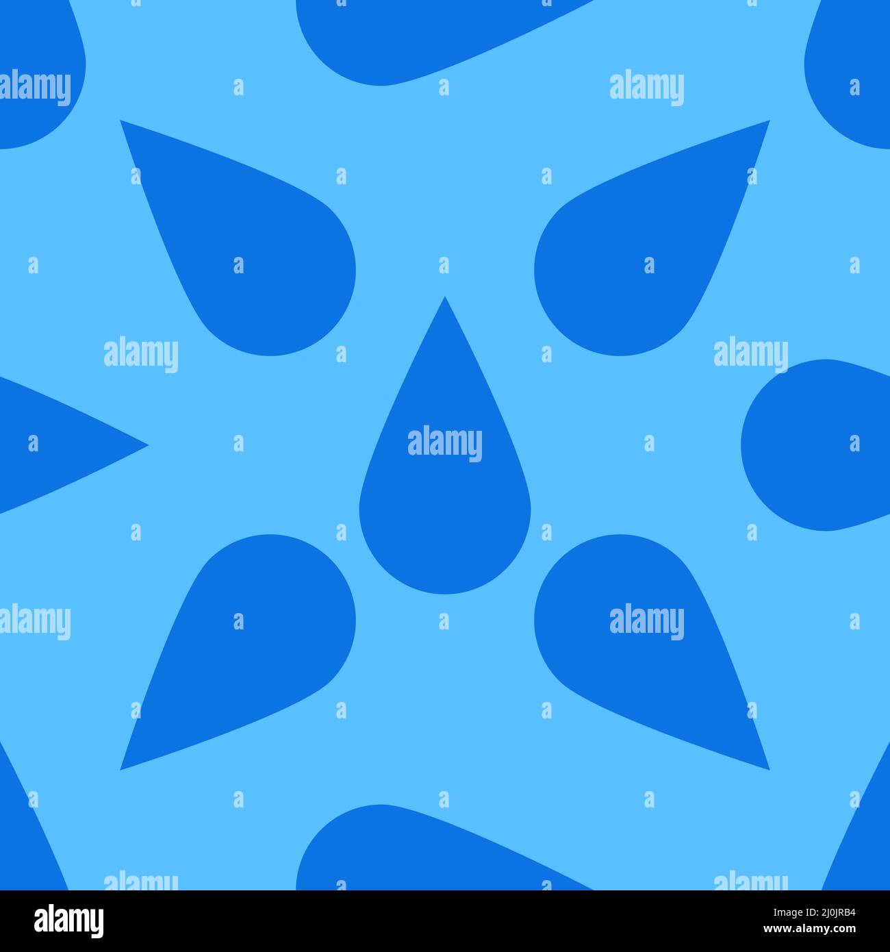 Natural blue drops of water, liquid, fluid and aqua seamless pattern ...