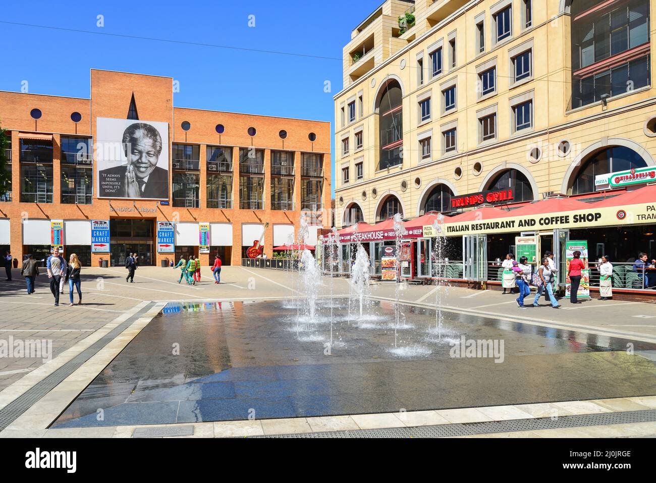 Nelson Mandela Square, CBD, Sandton, Johannesburg, Gauteng Province ...