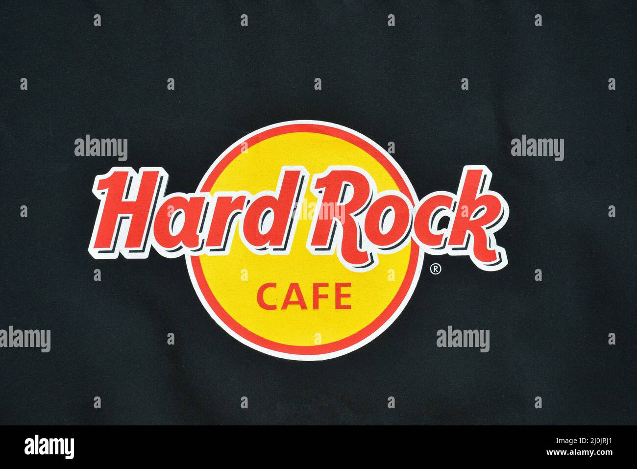 Hard Rock logo, Hard Rock Cafe, Nelson Mandela Square, CBD, Sandton ...