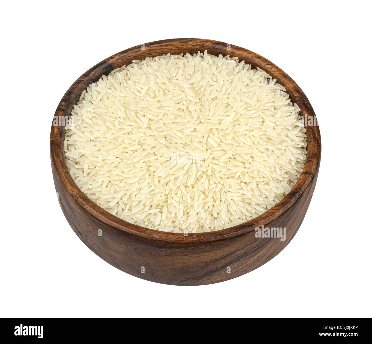 Rice isolated on white background, top view Stock Photo - Alamy