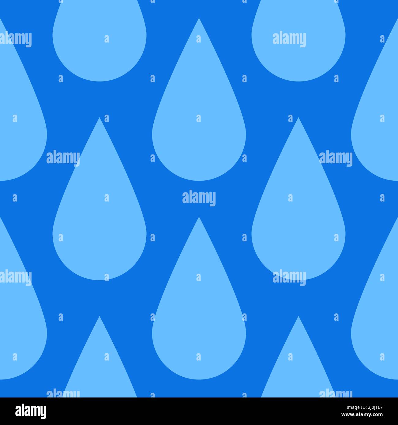 Natural blue drops of water, liquid, fluid and aqua seamless pattern ...