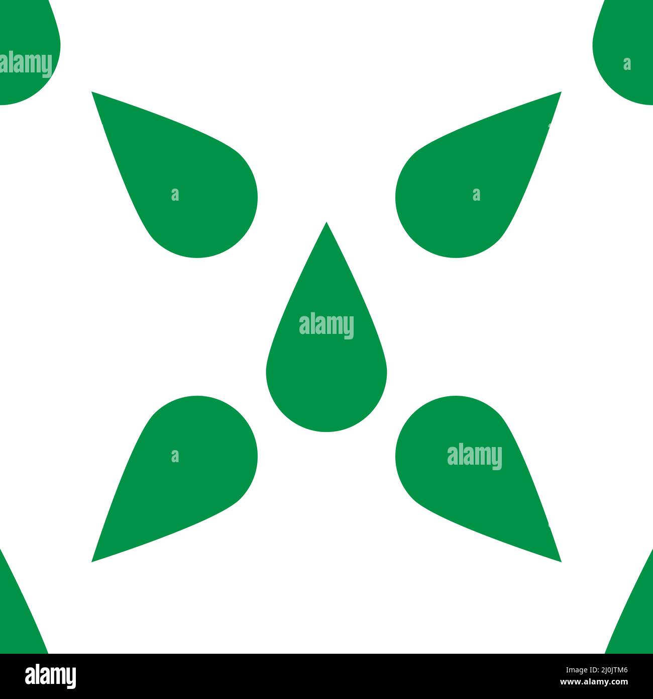 Green leaf, flower, herb natural seamless pattern. Gardening, foliage ...