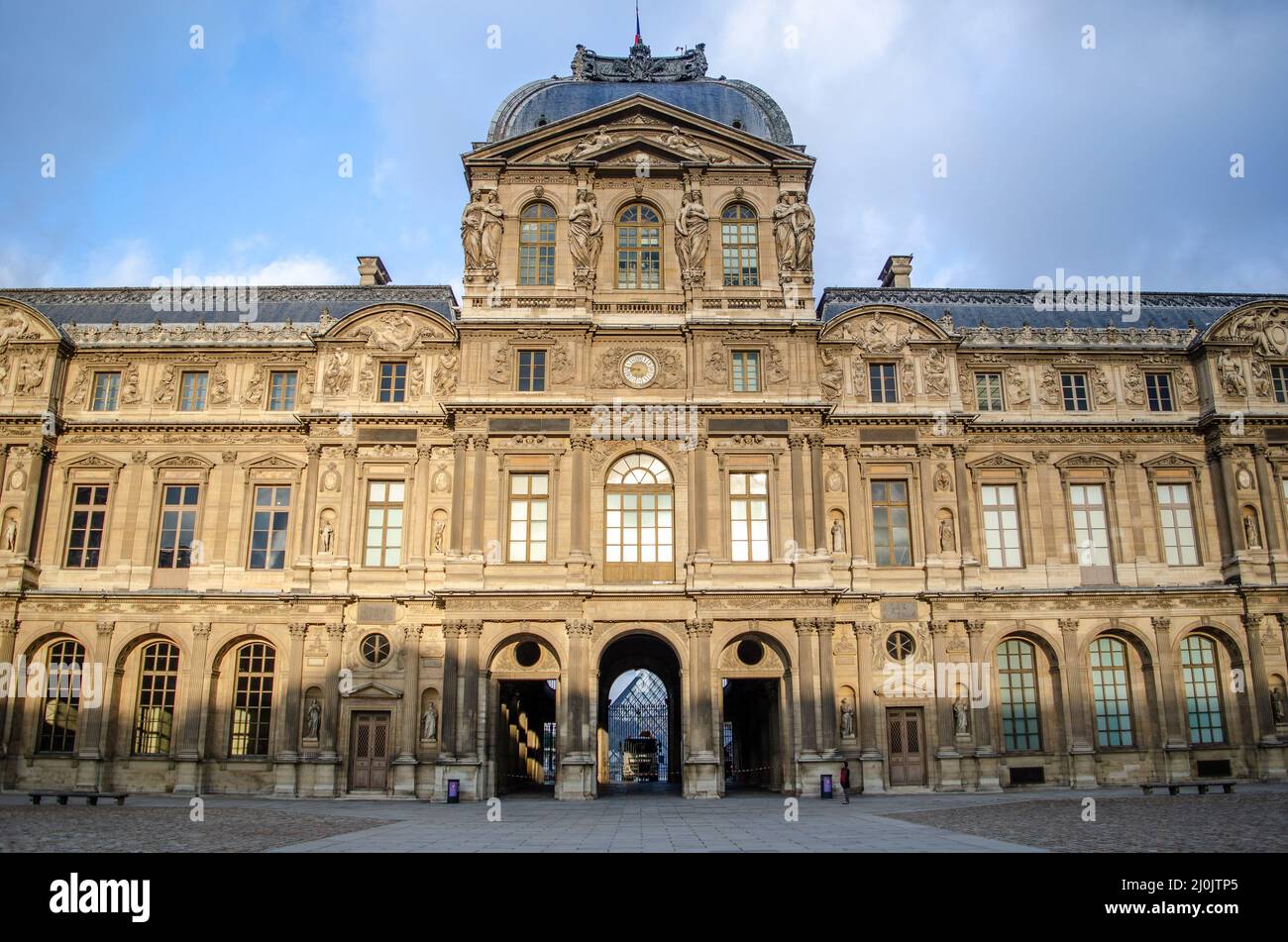 Exterior of the Louvre Museum in Paris, France Stock Photo - Alamy