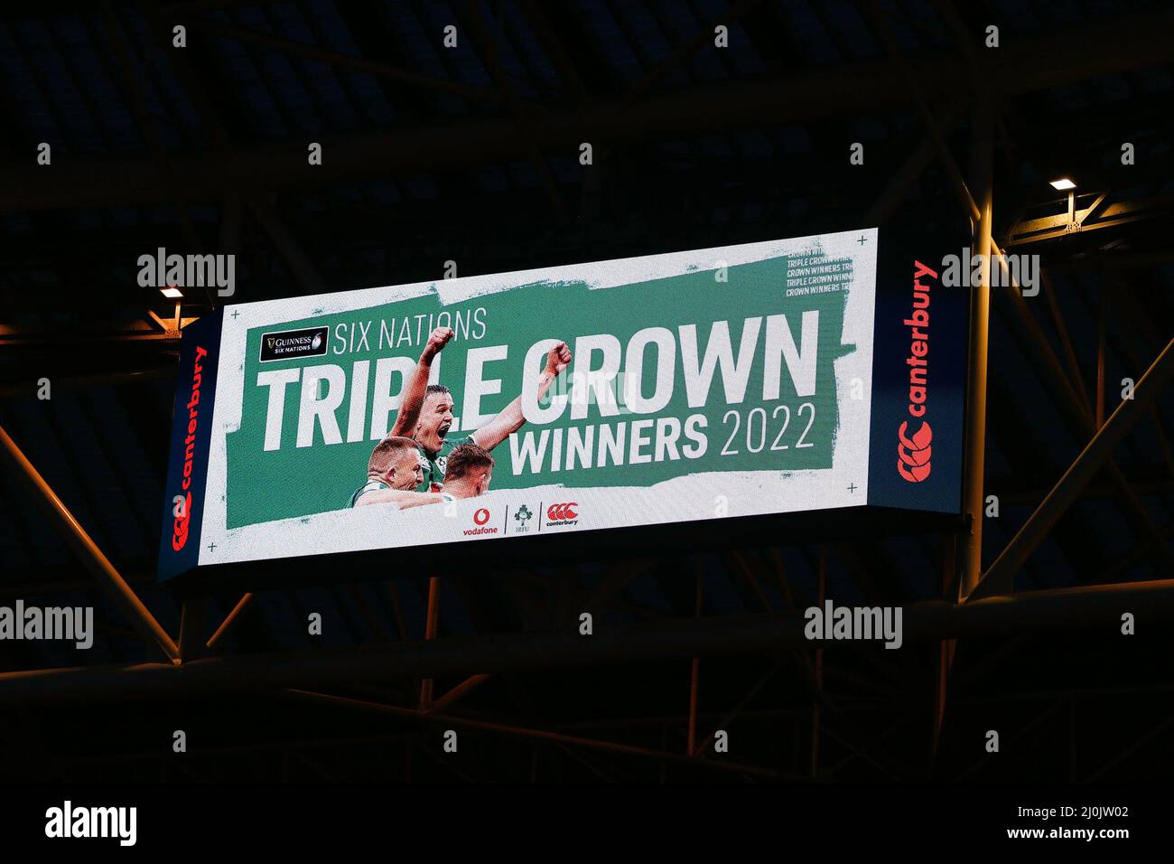 19th March 2022 ; Aviva Stadium, Dublin, Ireland; 6-Nations ...