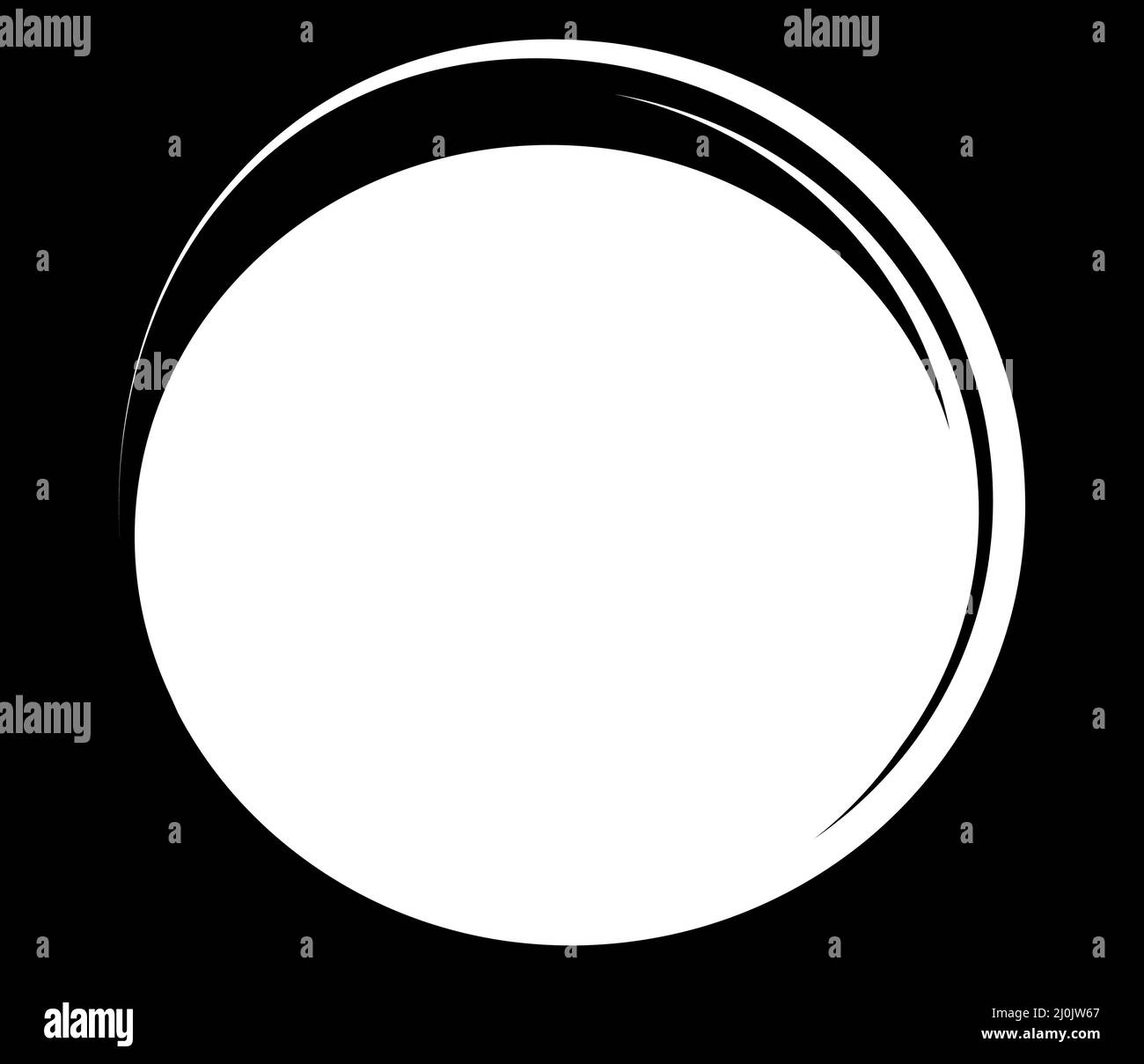 Black and white abstract circles. Circular spiral, swirl, twirl and ...