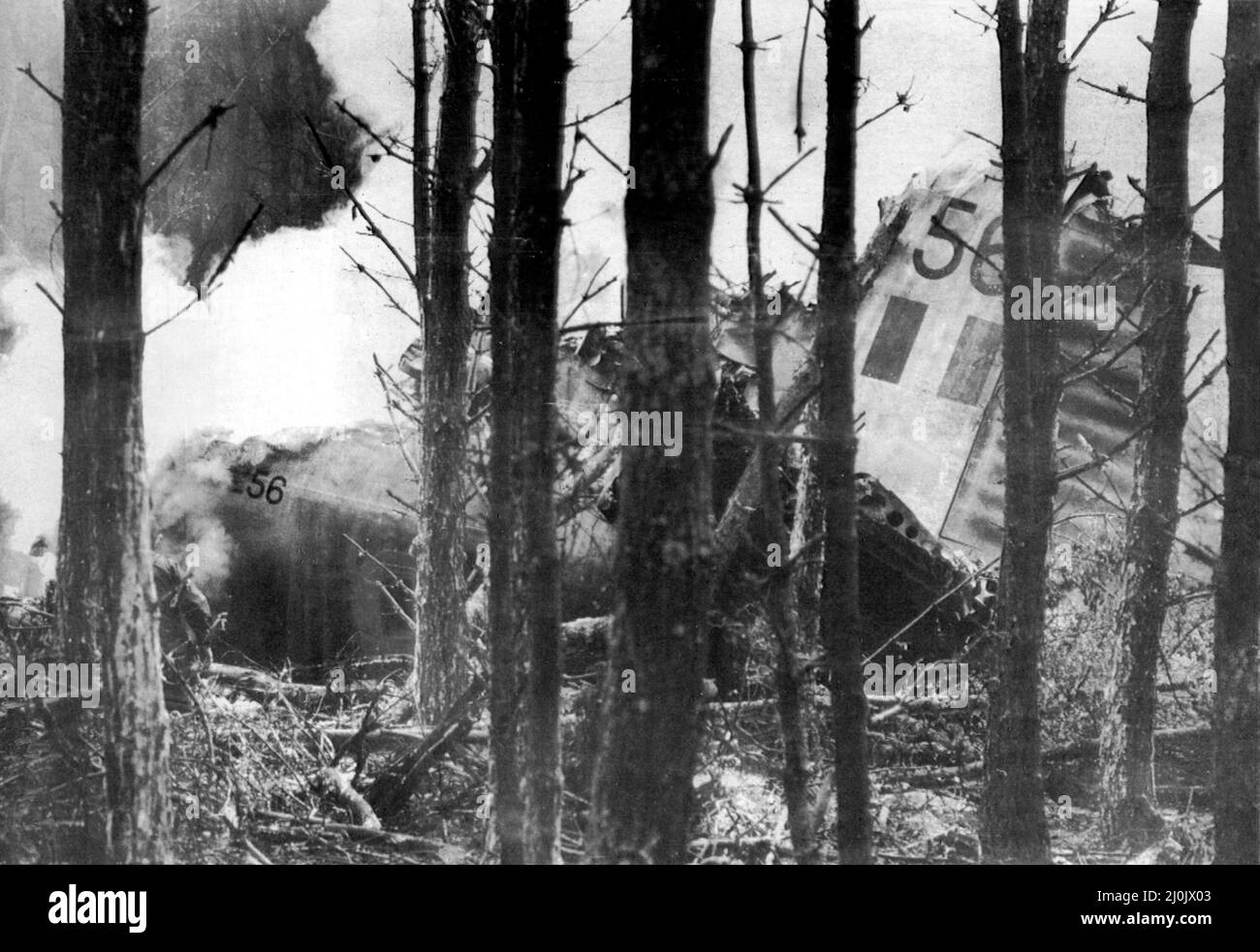 Eighteen RAF men survived the crash landing of a Nimrod aircraft ...