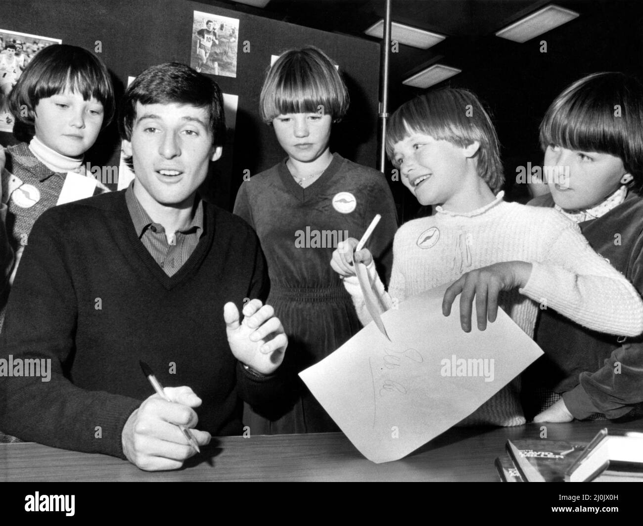 Lord Sebastian Coe Sebastian Coe during a book signing session at ...