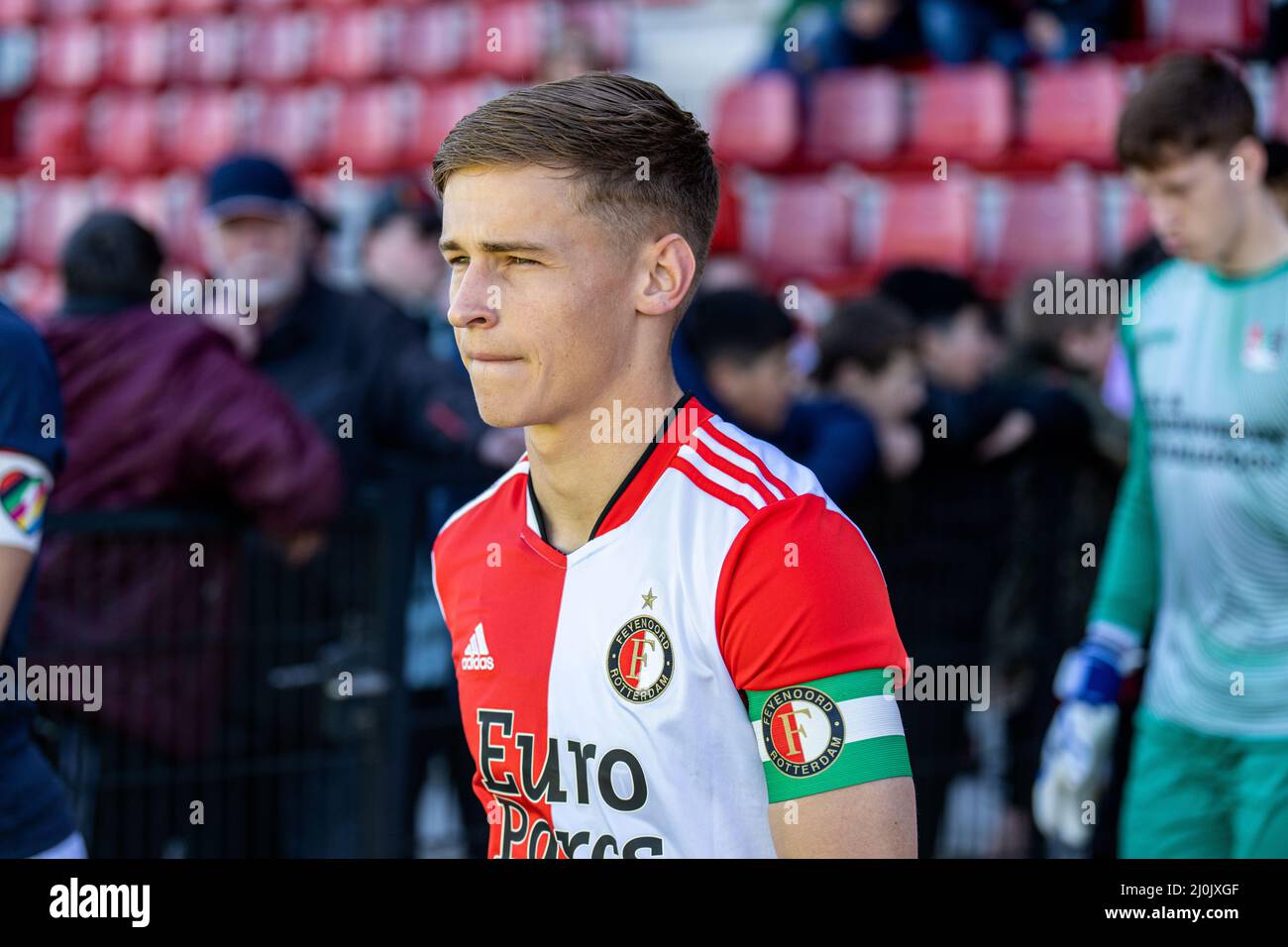 Rotterdam - Noah Naujoks of Feyenoord O21 during the match between ...