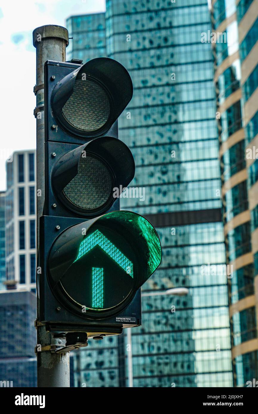 Empty high-rise buildings and the fine weather of Hong Kong Stock Photo ...