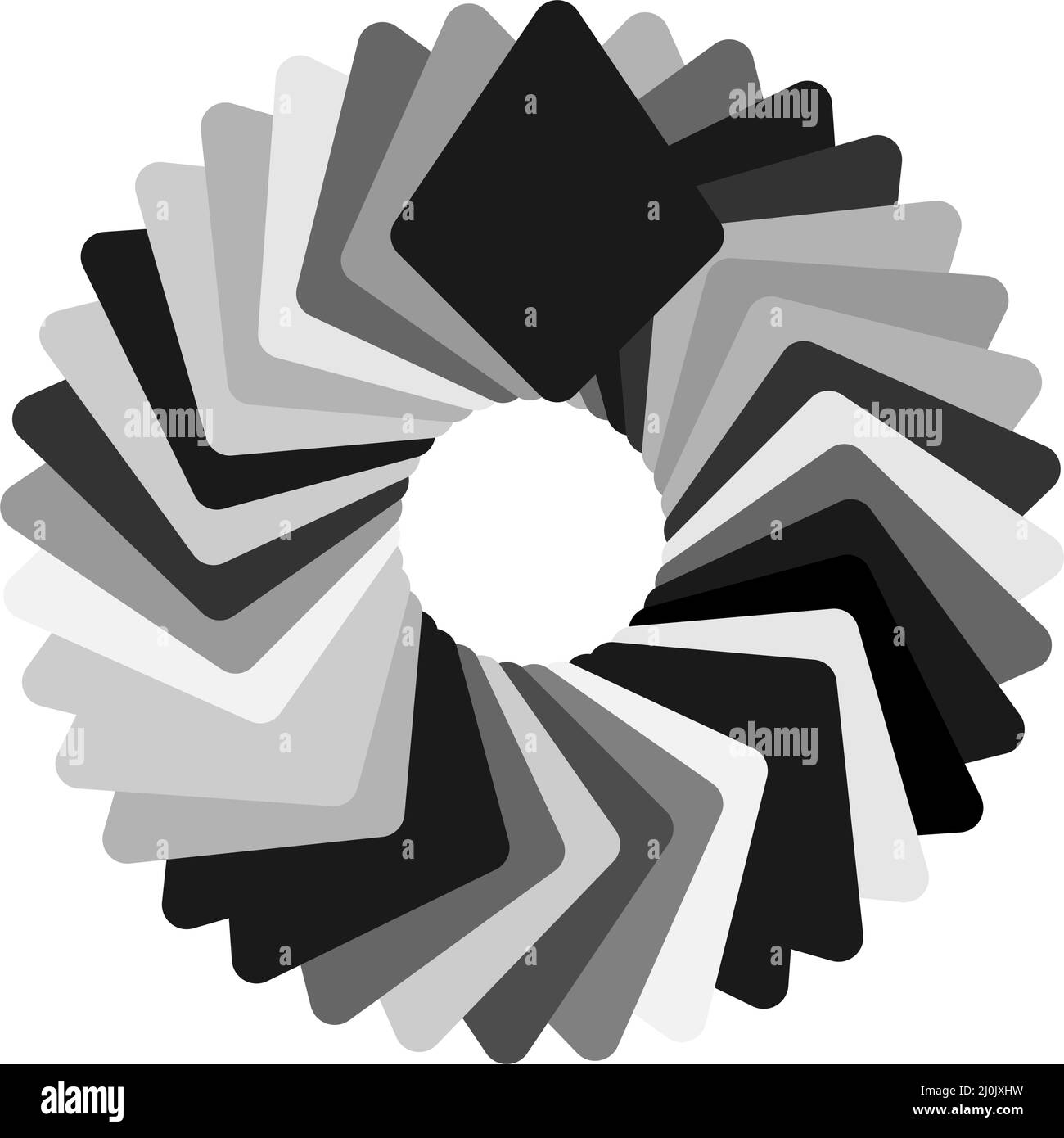 Circular, radial motif, mandala icon - stock vector illustration, clip ...