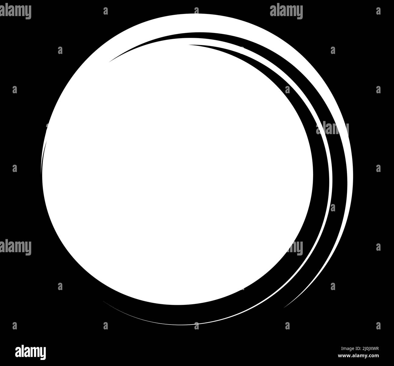 Black and white abstract circles. Circular spiral, swirl, twirl and ...