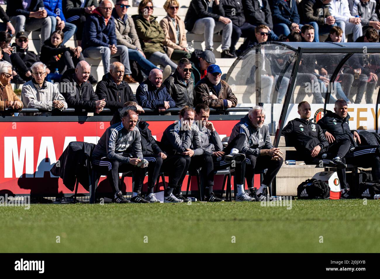 Rotterdam - coach Sipke Hulshoff of Feyenoord O21 during the match ...