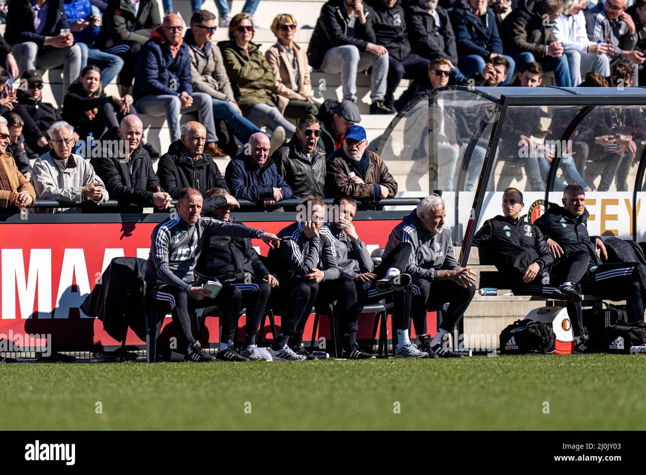 Rotterdam - coach Sipke Hulshoff of Feyenoord O21 during the match ...