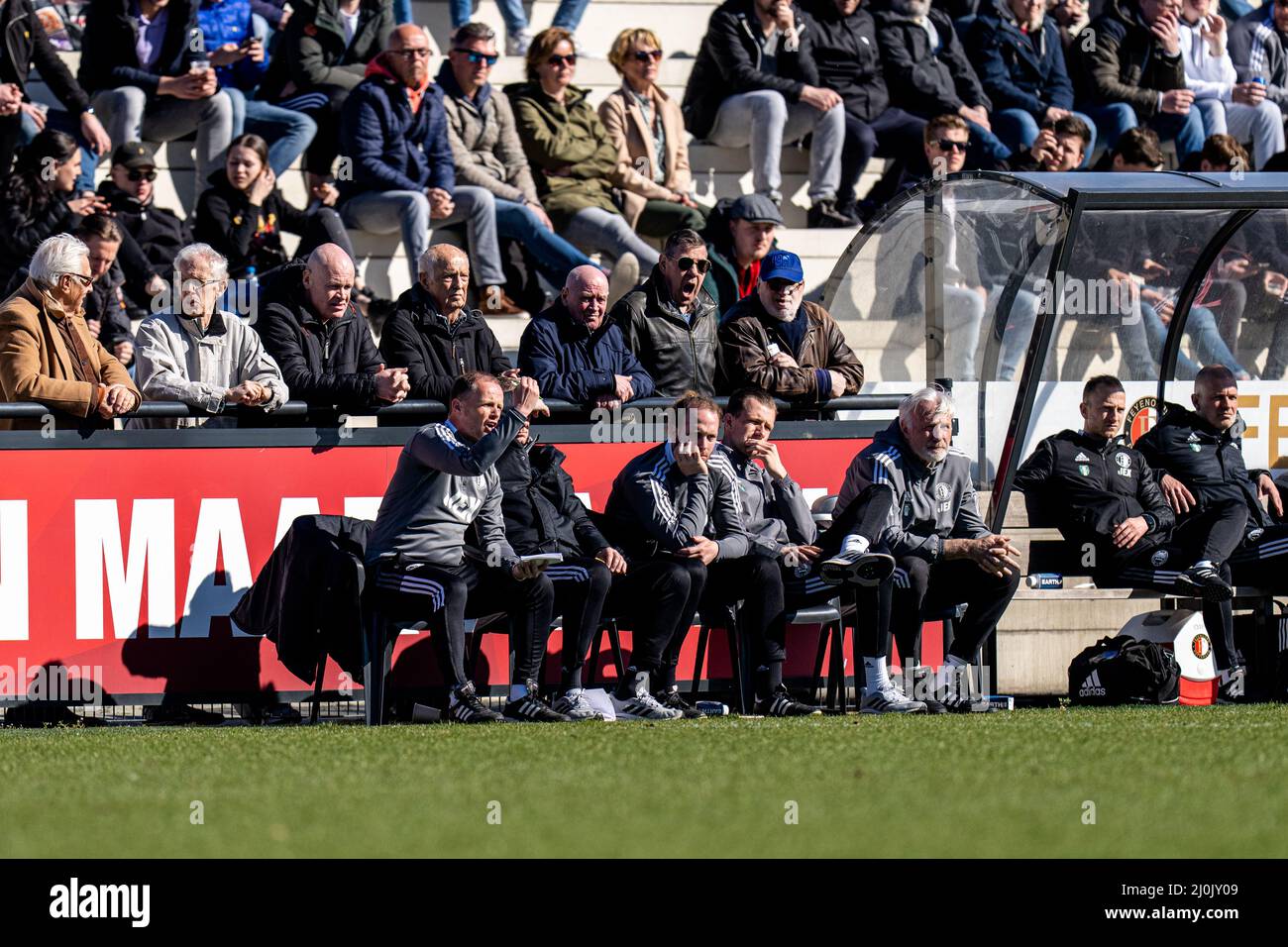 Rotterdam - coach Sipke Hulshoff of Feyenoord O21 during the match ...