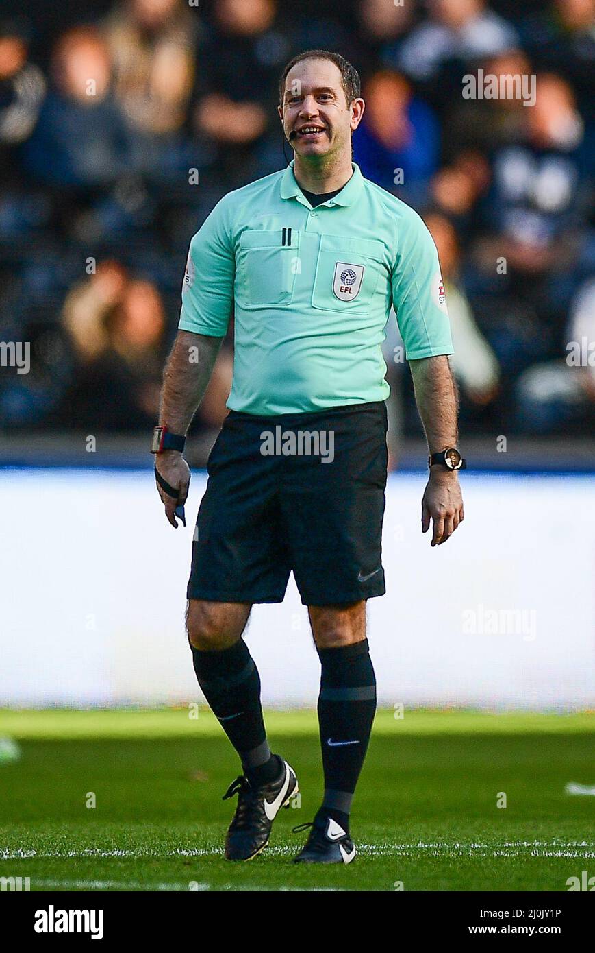referee Andy Davies, during the game Stock Photo - Alamy