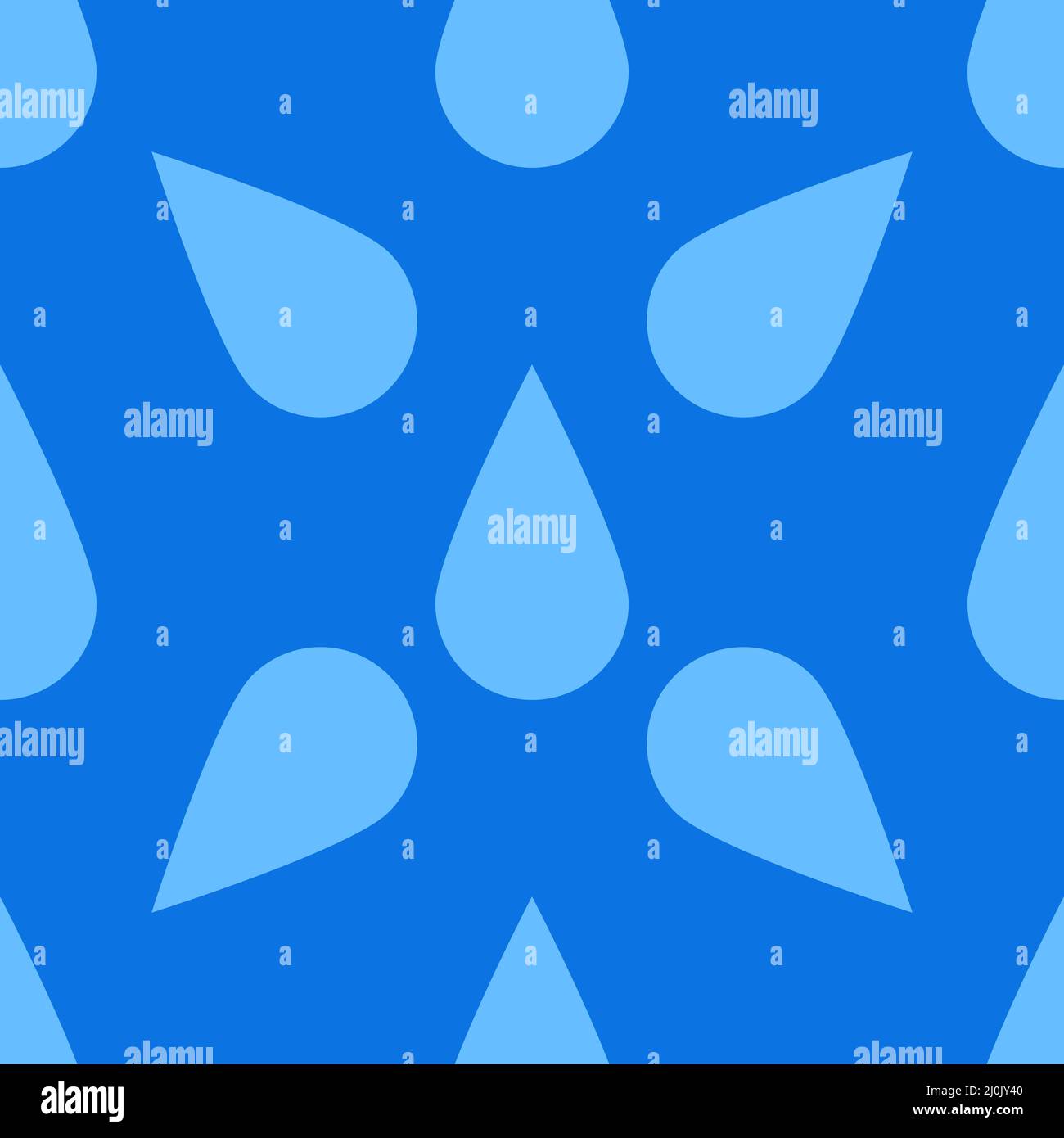 Natural blue drops of water, liquid, fluid and aqua seamless pattern ...
