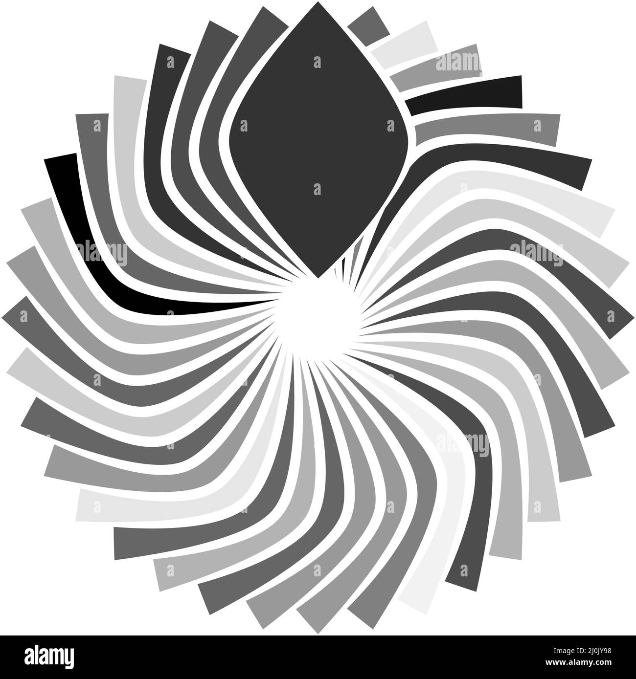 Circular, radial motif, mandala icon - stock vector illustration, clip ...