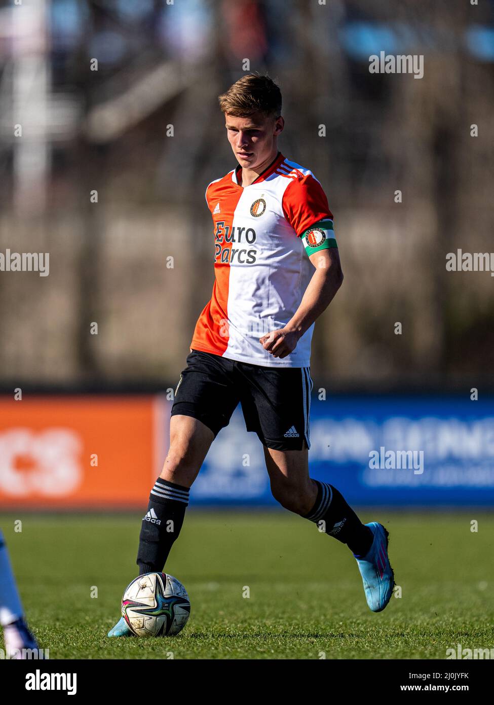 Rotterdam - Noah Naujoks of Feyenoord O21 during the match between ...