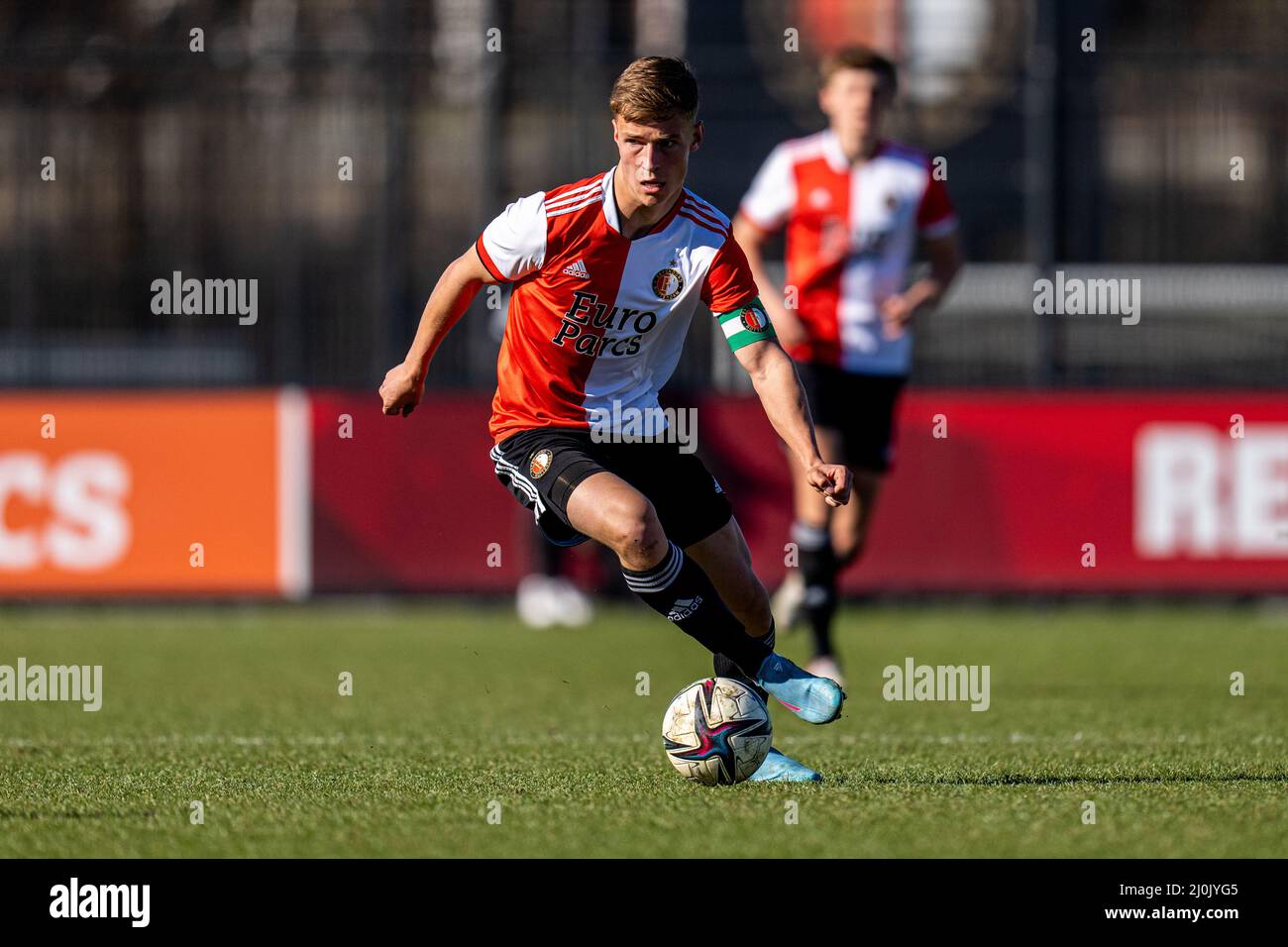 Rotterdam - Noah Naujoks of Feyenoord O21 during the match between ...