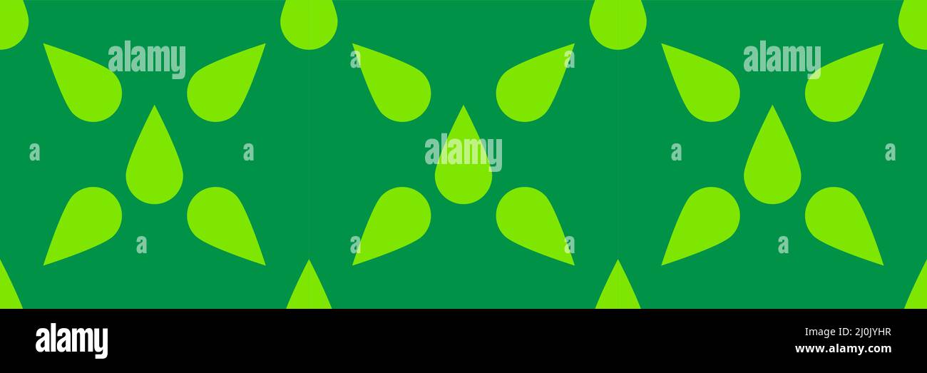 Green leaf, flower, herb natural seamless pattern. Gardening, foliage ...