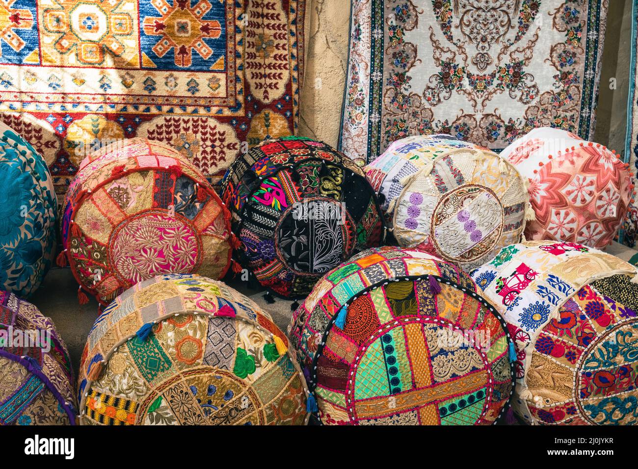 Souvenir shop at Dubai Grand Souk. The traditional Arab style bazaar at ...