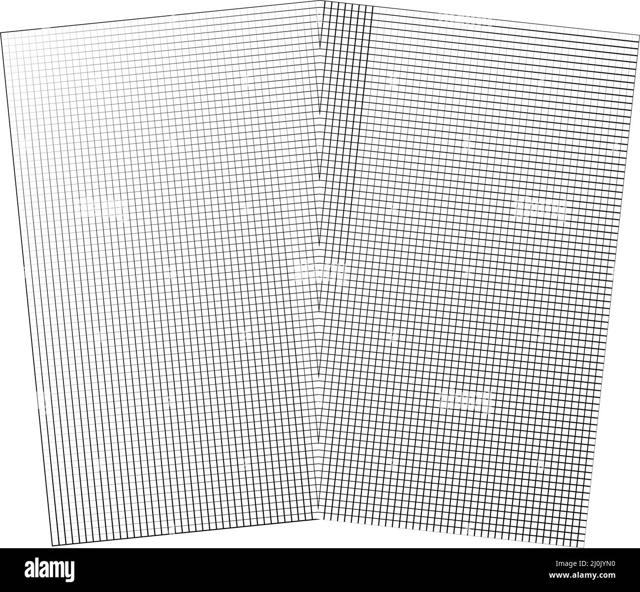 Mirrored, tweaked irregular grid, mesh, grating and lattice geometric ...