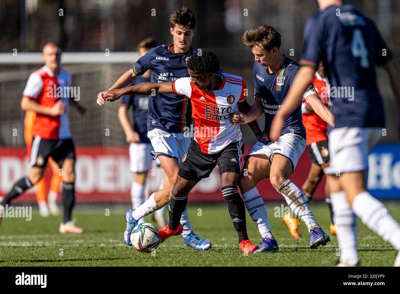 Rotterdam - Shiloh 't Zand of Feyenoord O21 during the match between ...