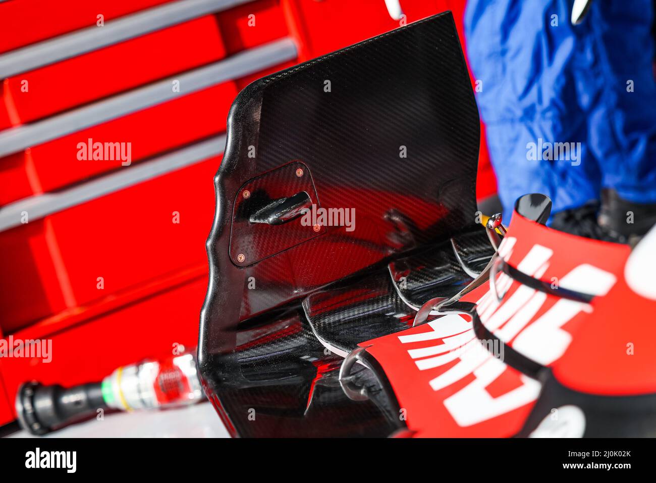 Haas vf 20 front wing detail hi-res stock photography and images - Alamy