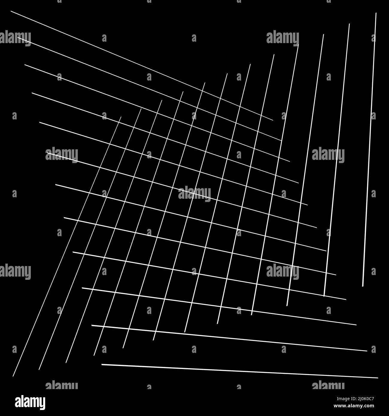 Abstract random grid, mesh. Lattice, grating and grille pattern with oblique, diagonal, slanting ...