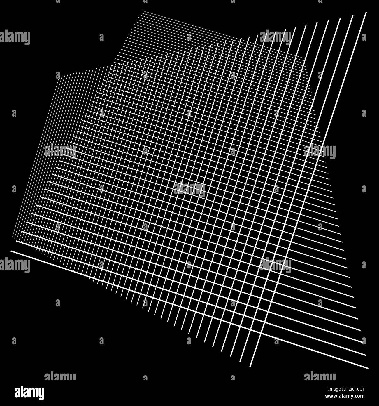 Abstract Random Grid Mesh Lattice Grating And Grille Pattern With Oblique Diagonal Slanting