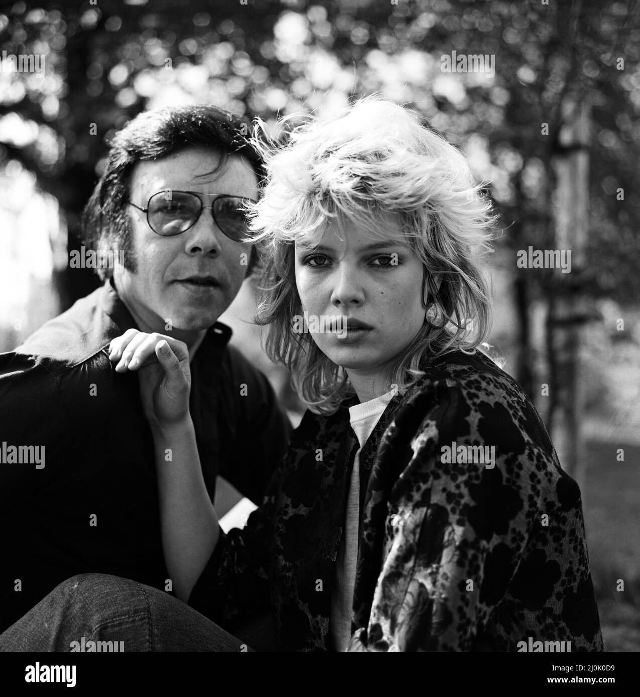 Former Pop Star Marty Wilde And His Daughter Kim Who Has A Record In