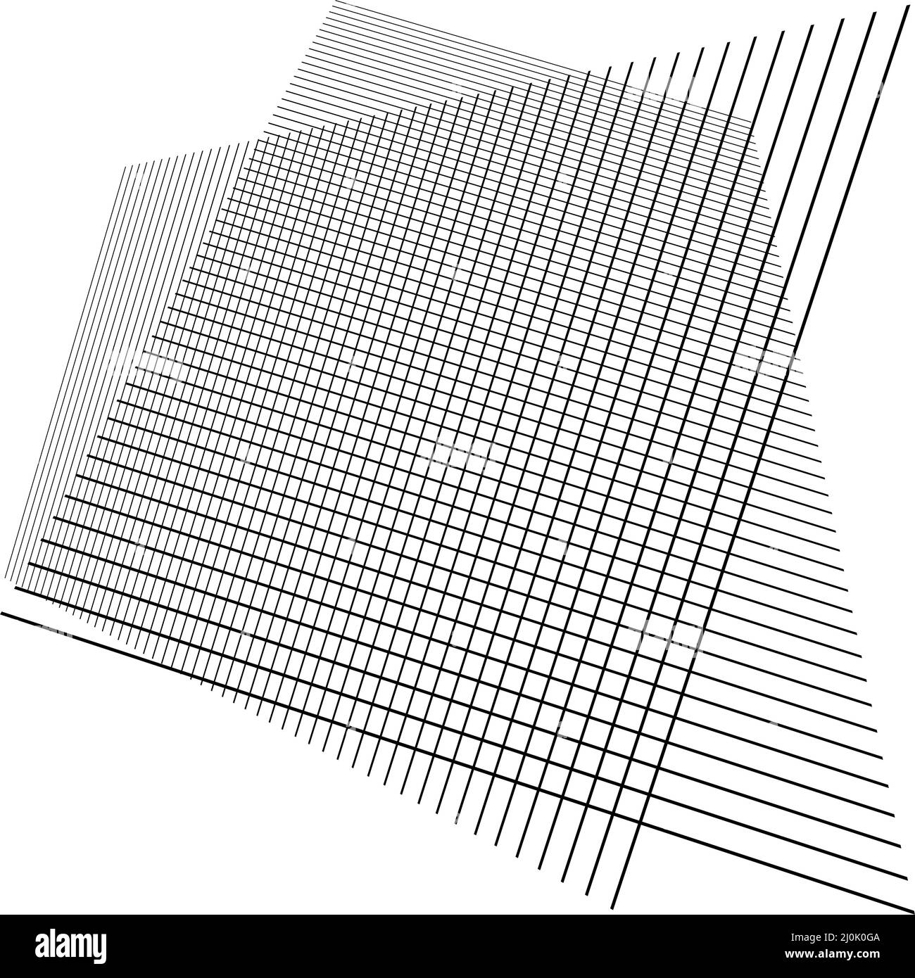 Abstract random grid, mesh. Lattice, grating and grille pattern with oblique, diagonal, slanting ...