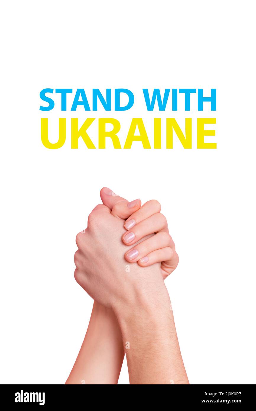 Support ukraine woman man Cut Out Stock Images & Pictures - Alamy