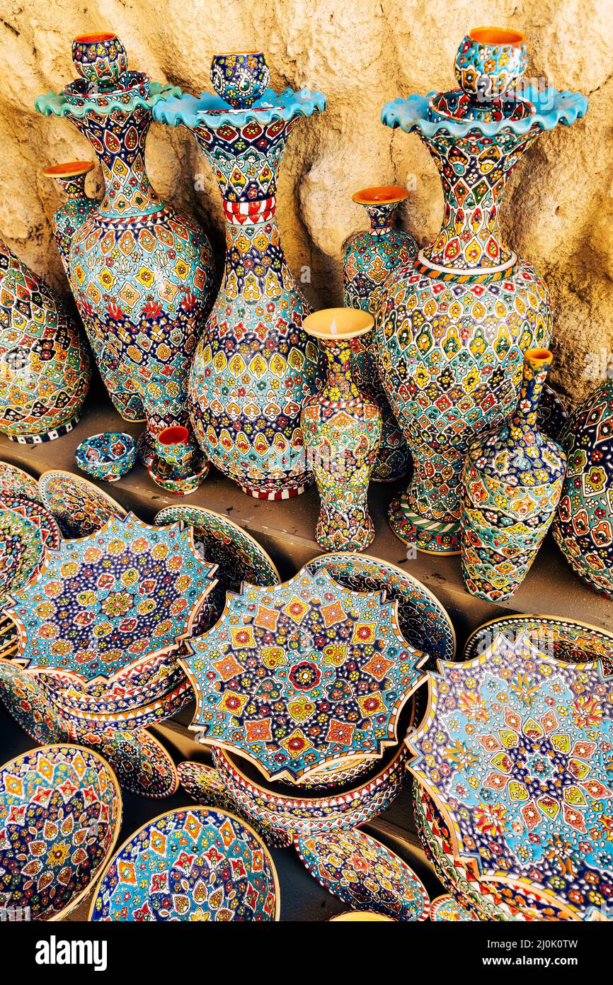 Souvenir shop at Dubai Grand Souk. The traditional Arab style bazaar at ...