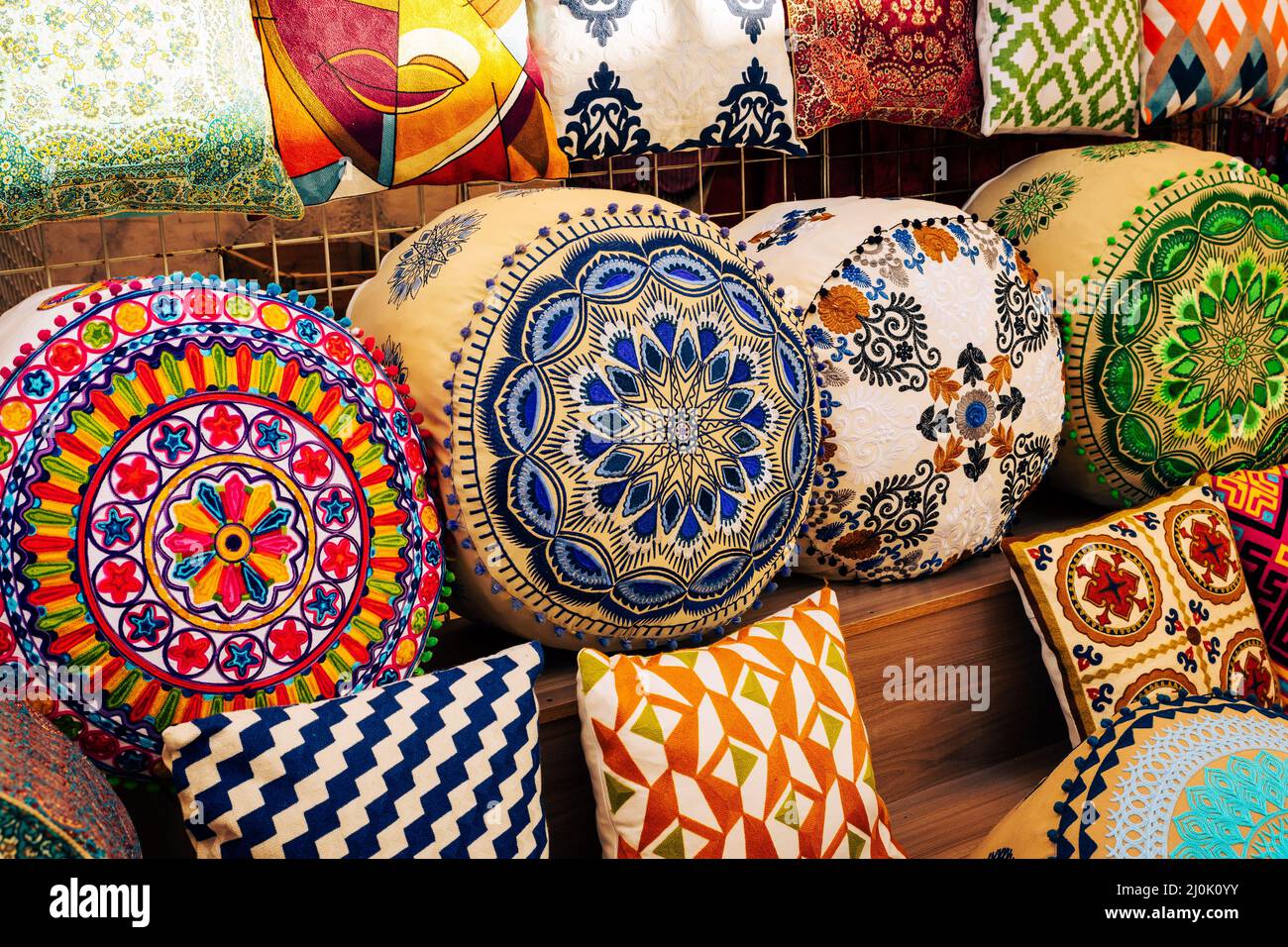 Souvenir shop at Dubai Grand Souk. The traditional Arab style bazaar at ...