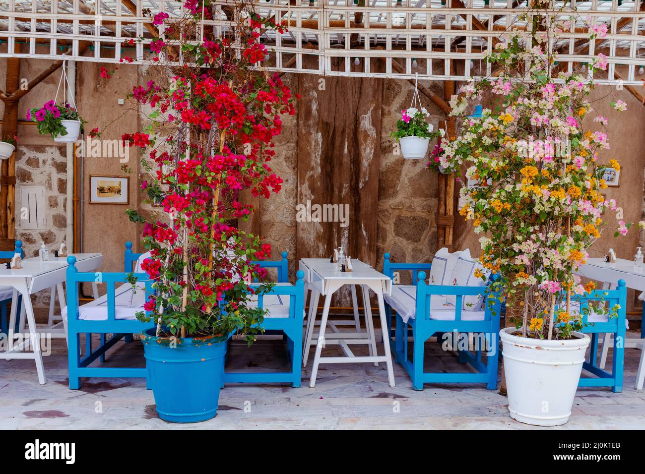 Traditional Arab Style Restaurant. Dubai Deira Old Town. United Arab ...