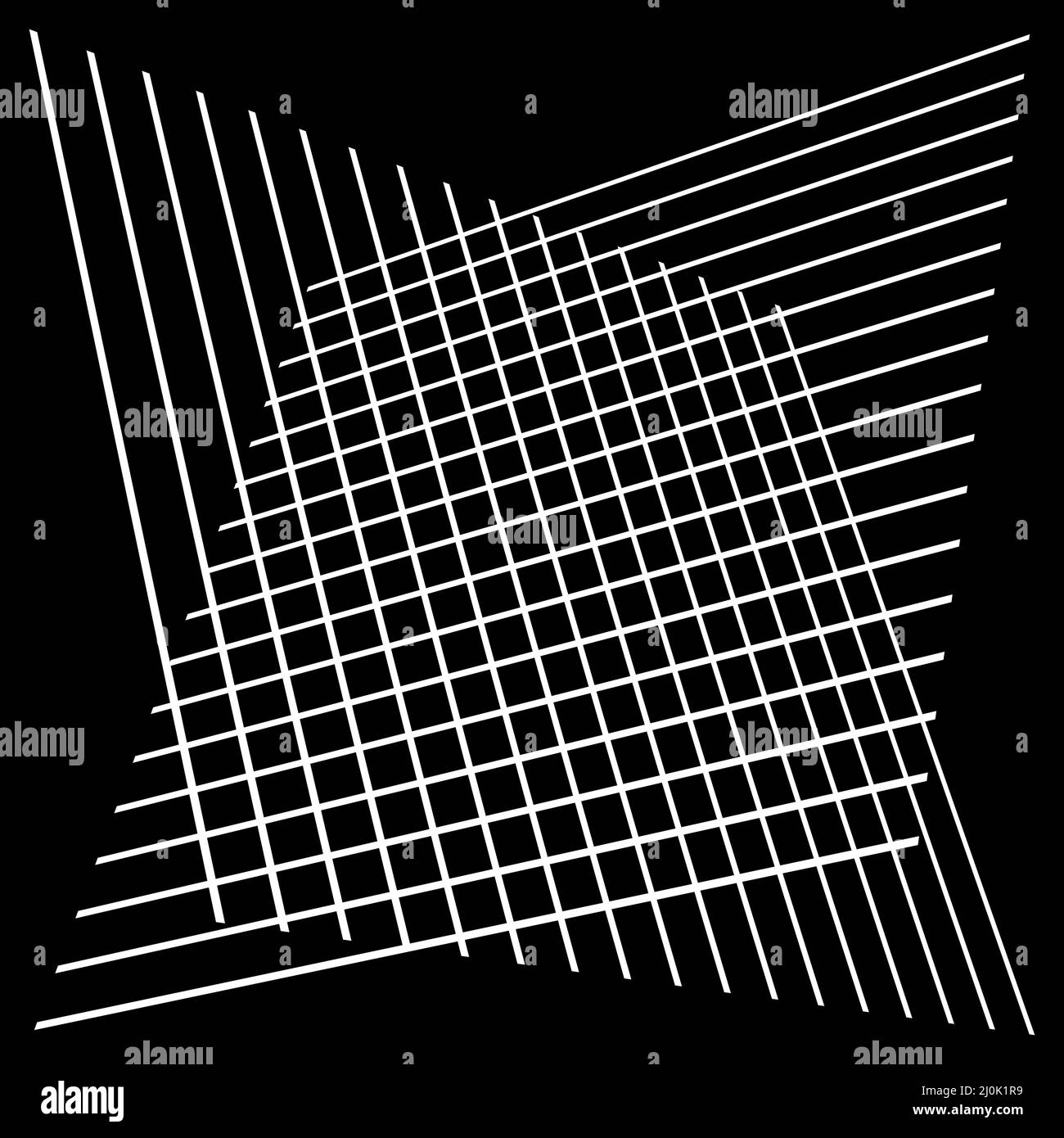 Abstract random grid, mesh. Lattice, grating and grille pattern with oblique, diagonal, slanting ...