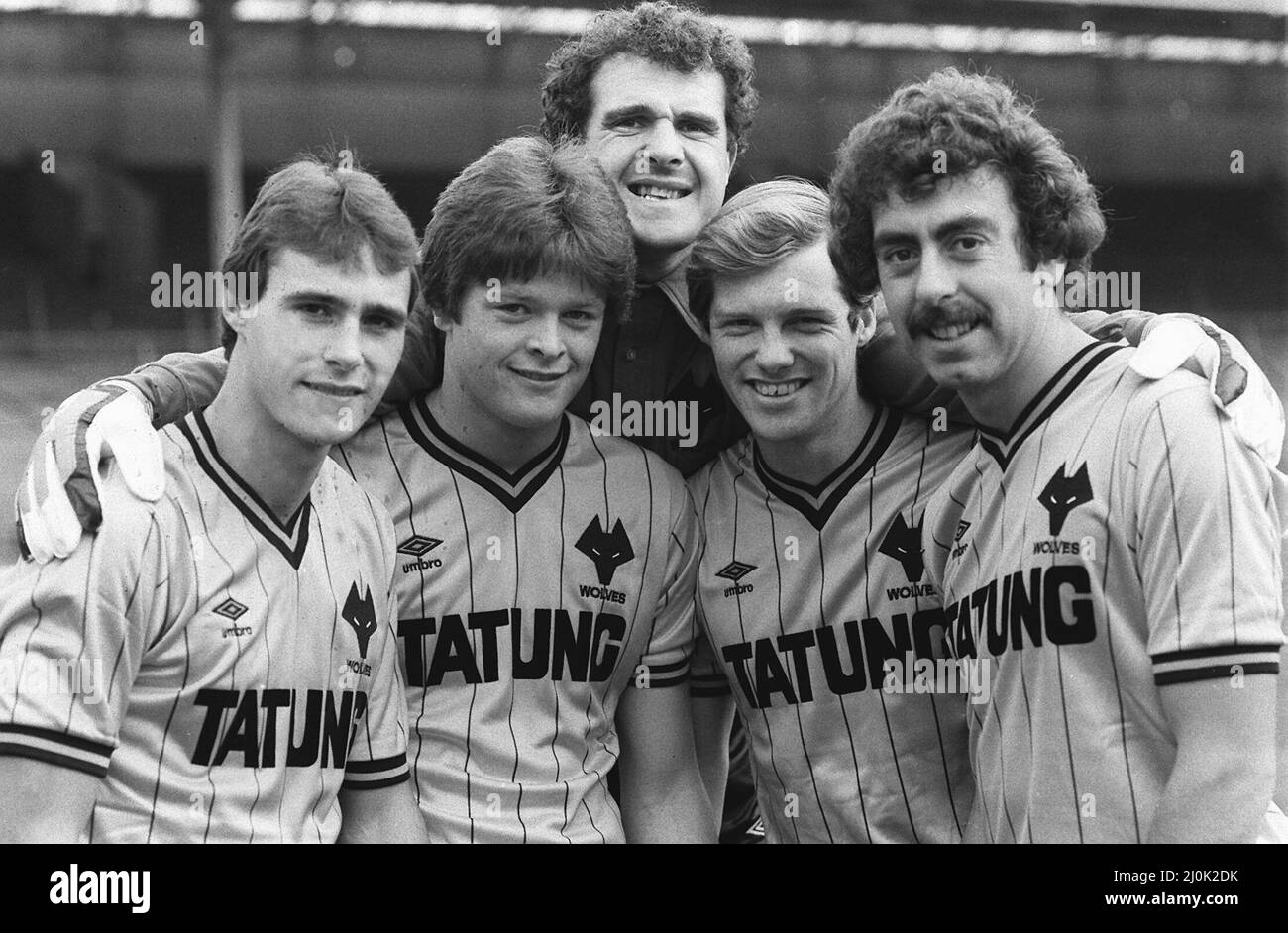 Wolverhampton Wanderers football players take part in photocall to ...