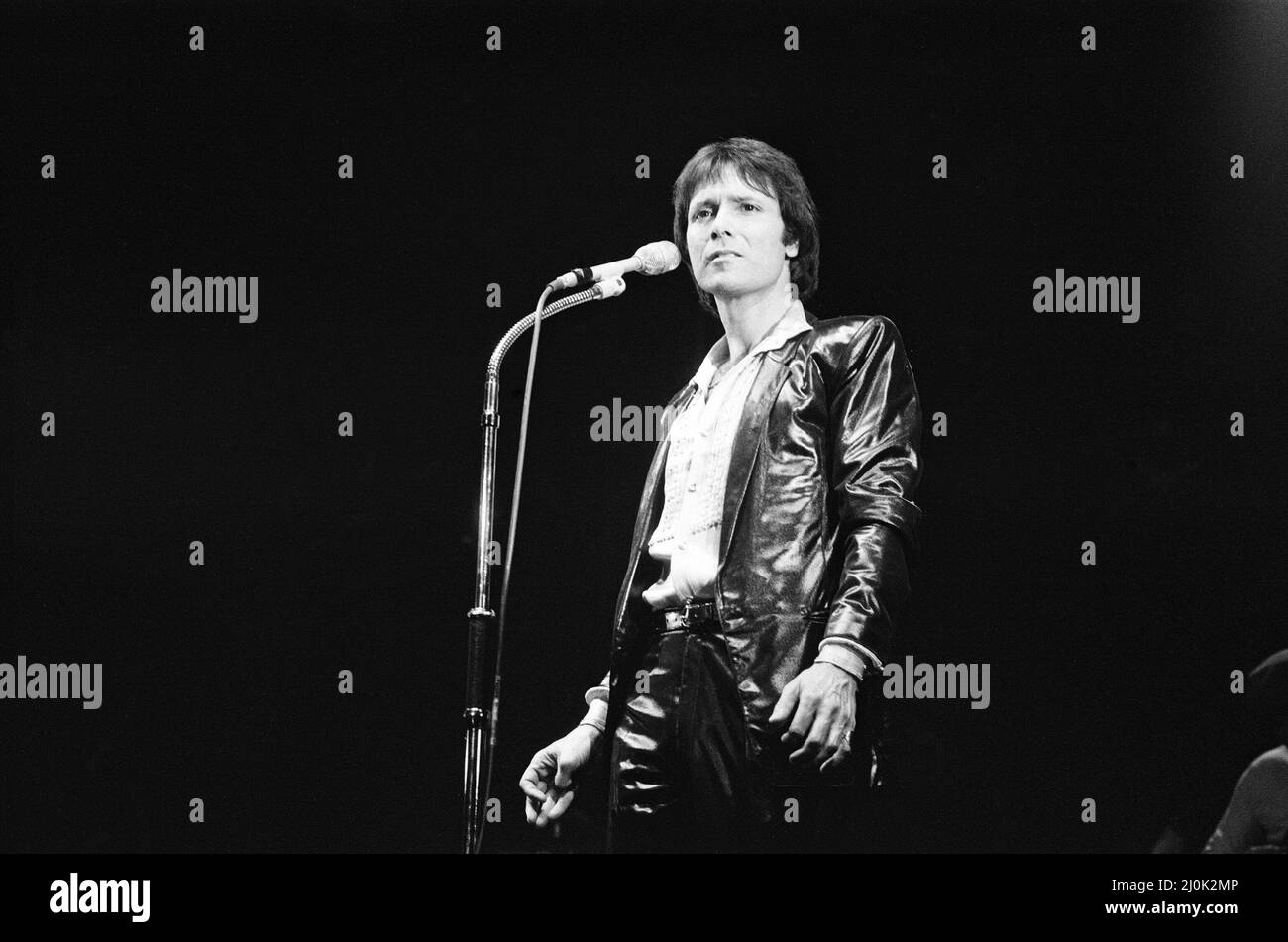 Cliff Richard in concert. May 1981 Stock Photo - Alamy