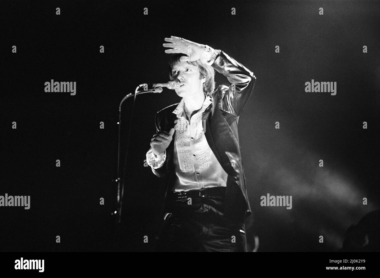 Cliff Richard in concert. May 1981 Stock Photo - Alamy
