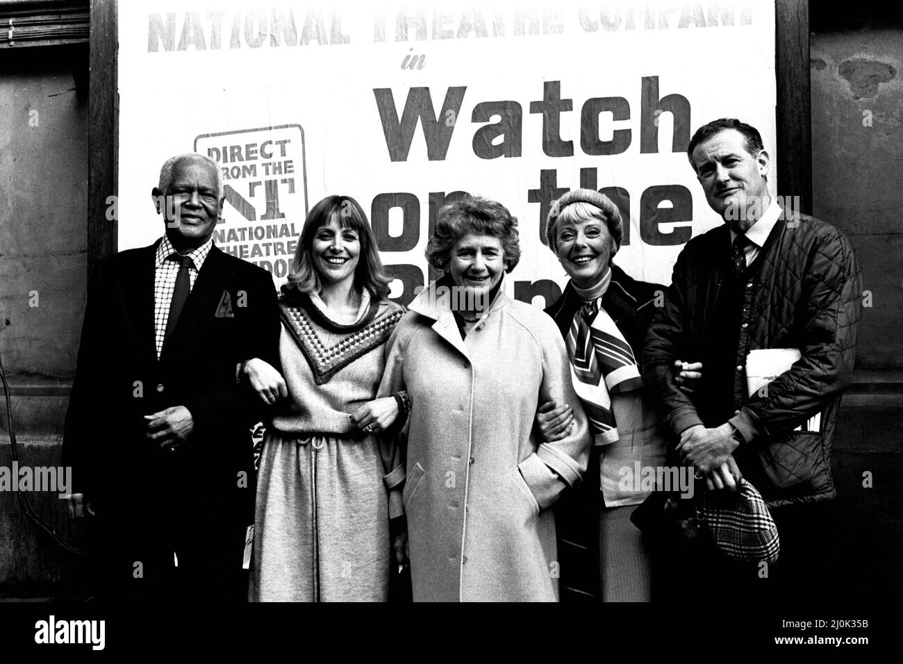 Some of the cast from the National Theature production of Watch On The ...