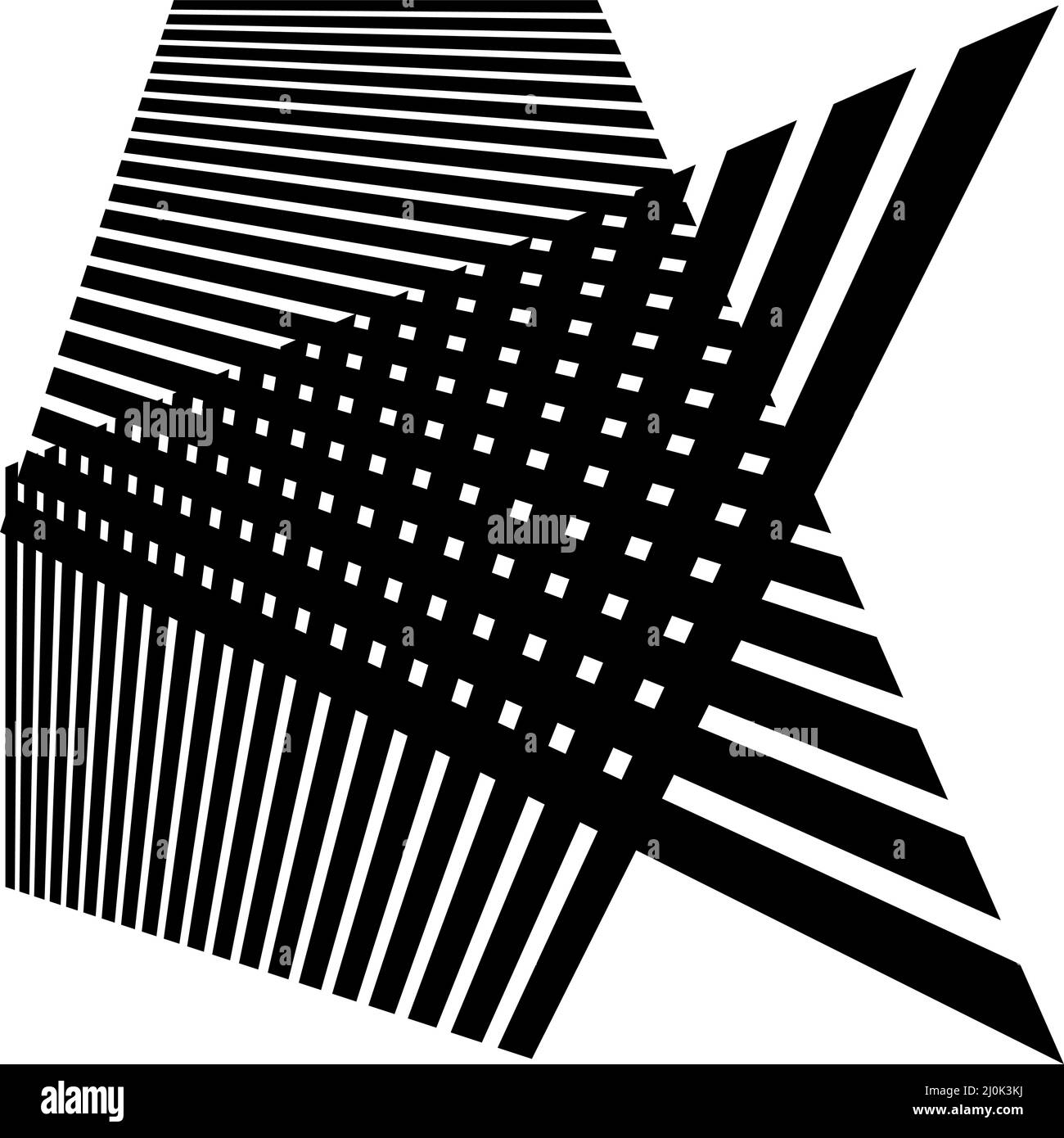 Abstract random grid, mesh. Lattice, grating and grille pattern with oblique, diagonal, slanting ...