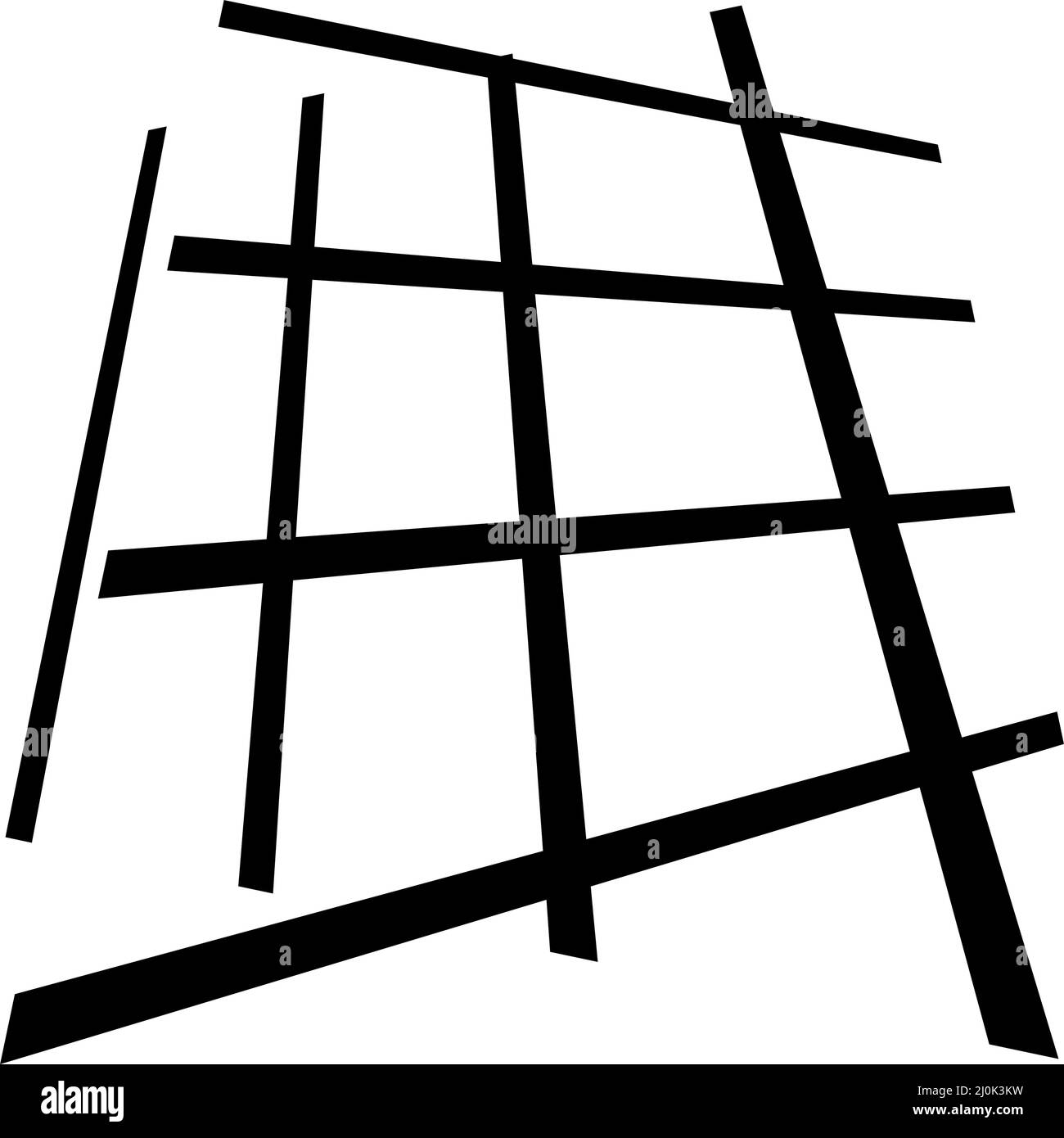 Abstract random grid, mesh. Lattice, grating and grille pattern with ...